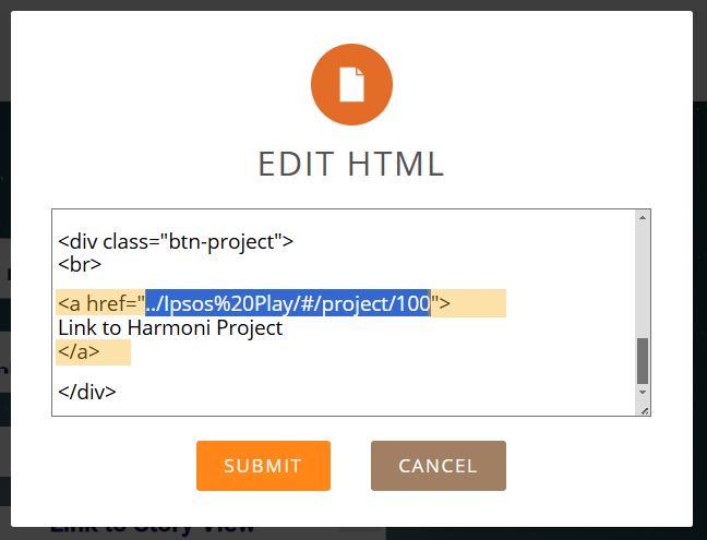 Dashboard Links – Harmoni Online