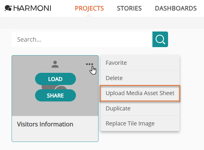 Display Media Items in Dashboards – Harmoni Online