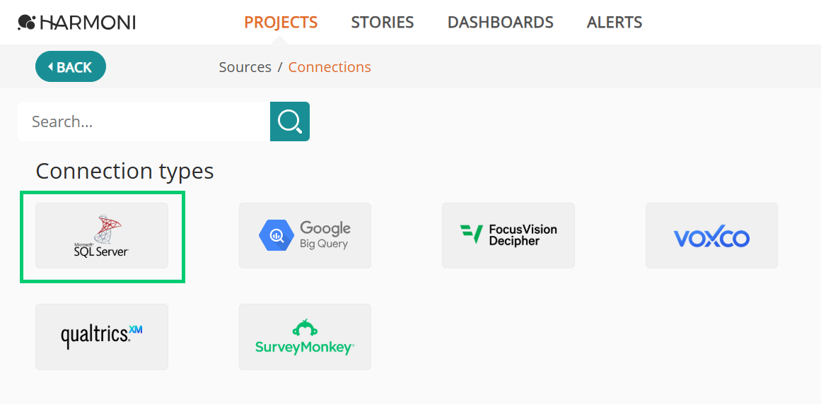 Direct Connection - SQL Server – Harmoni Online