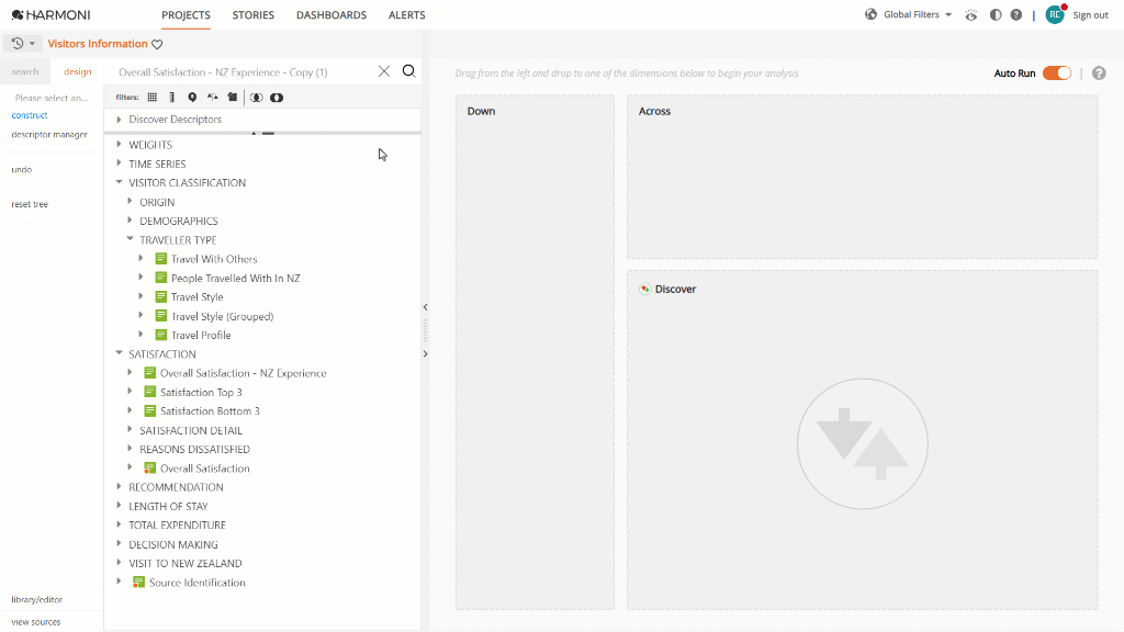 Analysis Bases - Bases applied in project tree – Harmoni Online