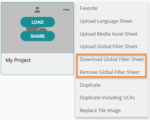Global Filters - Upload the Project Level Global Filter Spreadsheet ...